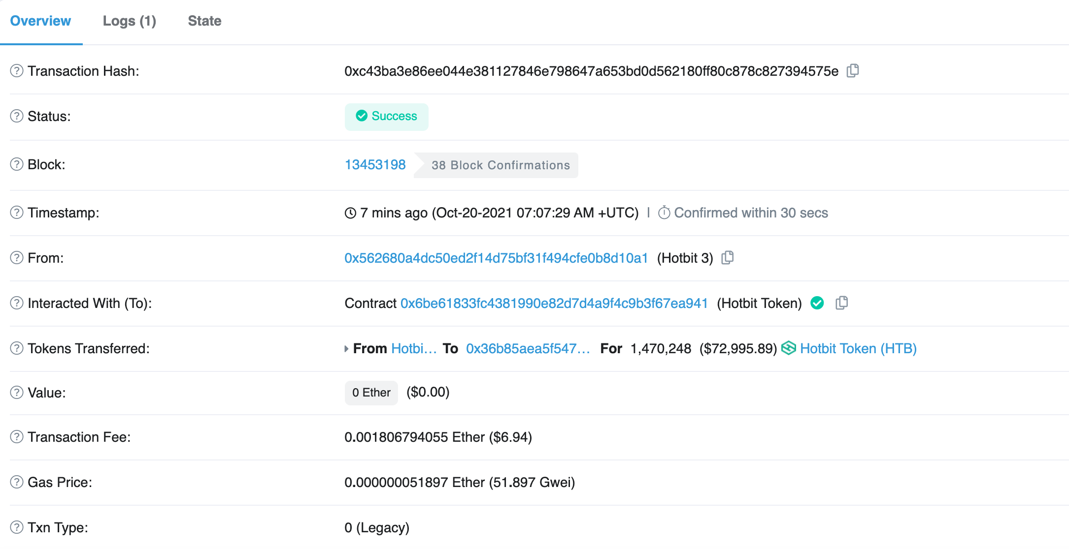 The Announcement Regarding The Amount of HTB Repurchased by Hotbit ...